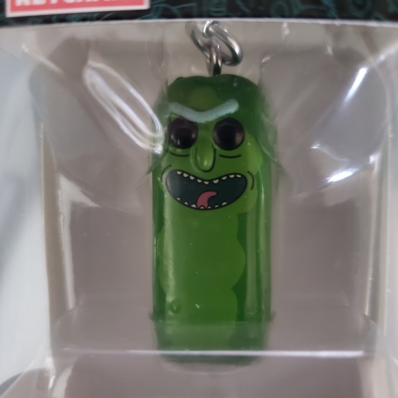 Funko | Accessories | Pocket Pop Keychain Pickle Rick From Rick Morty ...